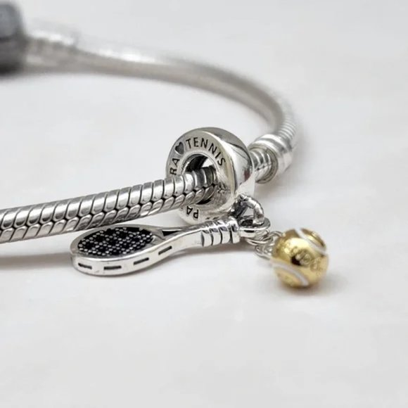 Pandora | Jewelry | Pandora Tennis Racket Dangle Pandora Charm | Poshmark